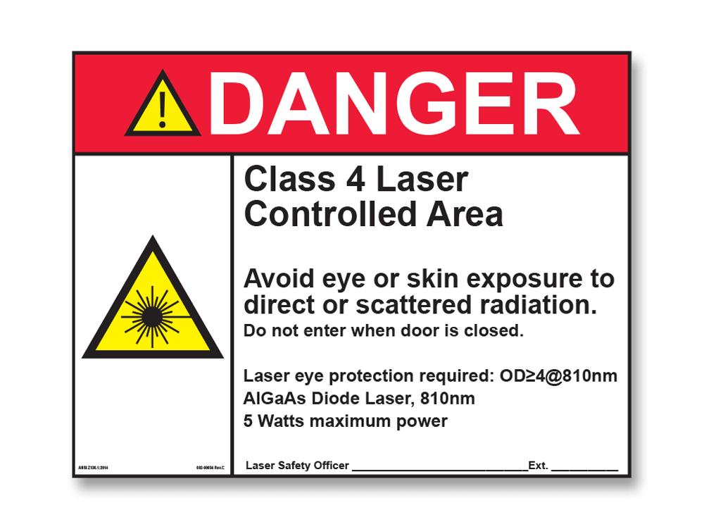 Laser Safety Sign - amdlasers